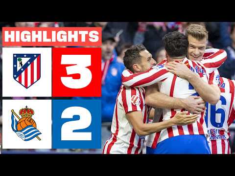 ATLÉTICO DE MADRID 3 - 2 REAL SOCIEDAD | RESUMEN LALIGA EA SPORTS