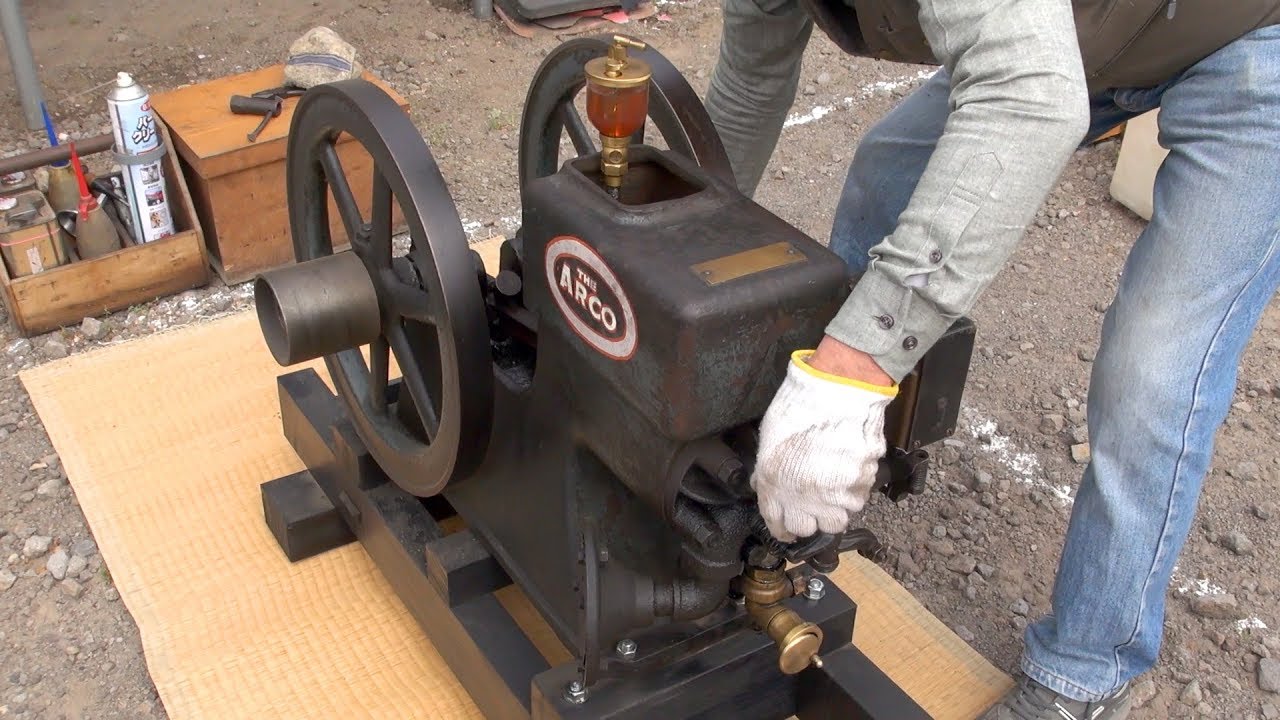 1920s ARCO Type GH 2hp [Old Engines in Japan] - YouTube