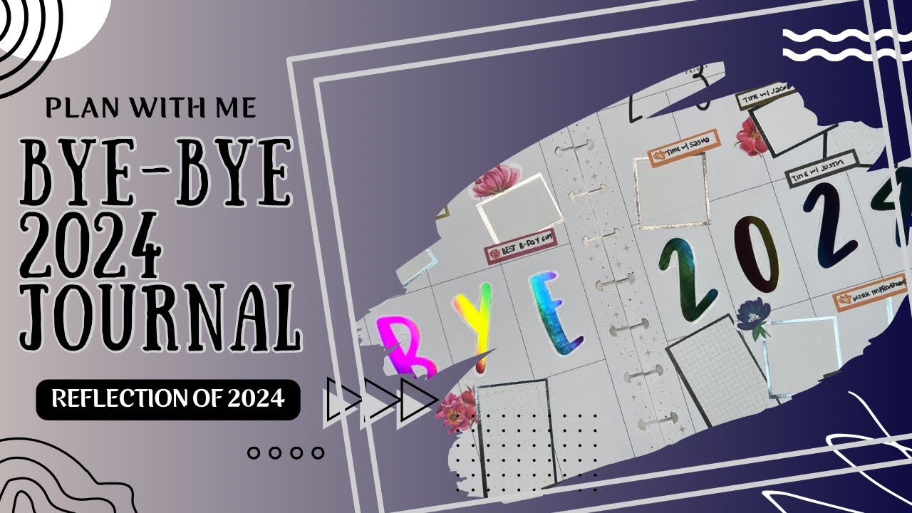 Bye-Bye 2024 Creative Journal | PWM Last spreads in my 2024 journal ...