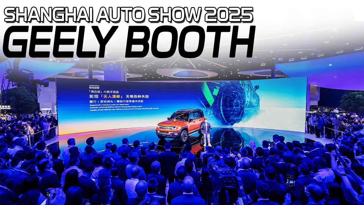 Shanghai Auto Show 2025 at GEELY Booth - YouTube
