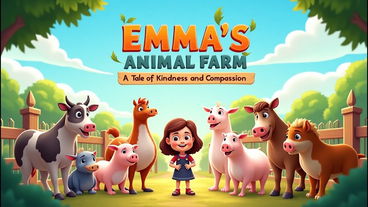 EMMA'S ANIMAL FARM I English story I Short story I Kids story I ...