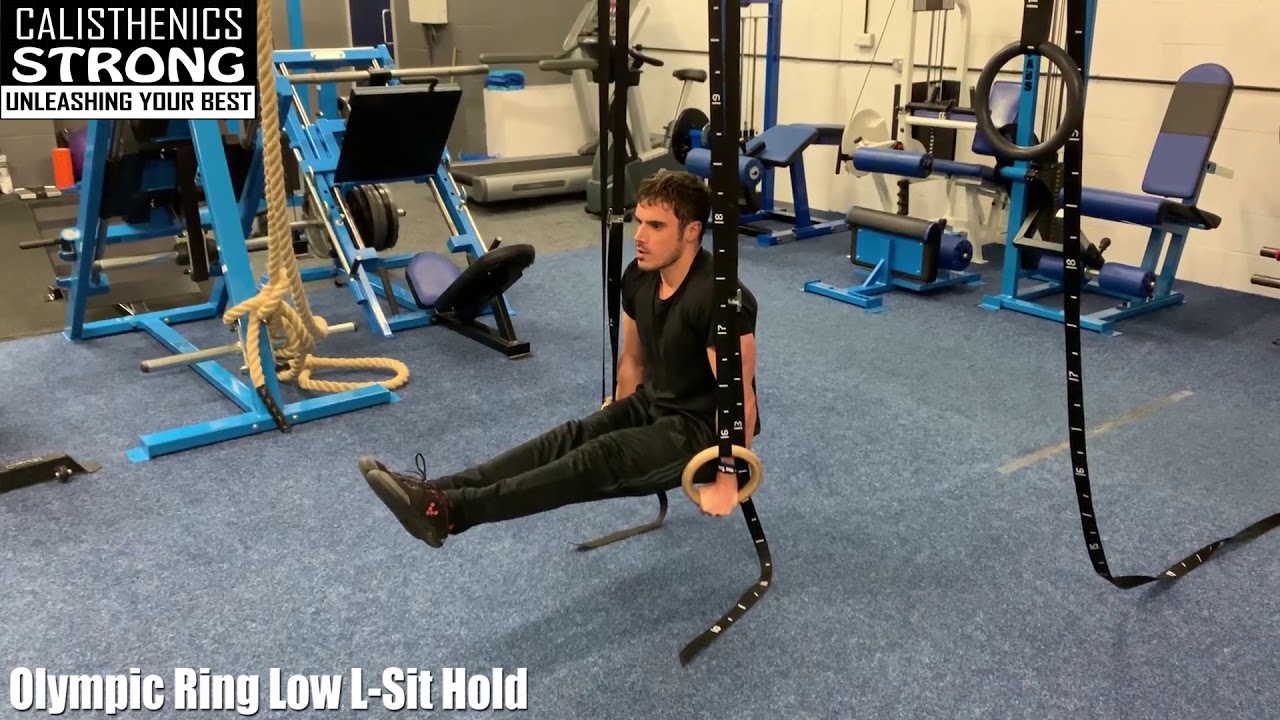 Olympic Ring Low L Sit Hold - YouTube
