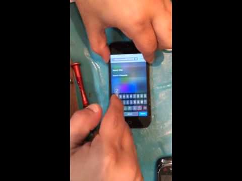 Iphone bad screen - YouTube