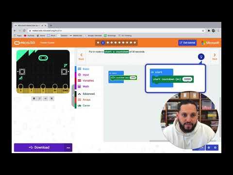 BBC micro:bit Heads Up | Programming con Mr. Manny - YouTube