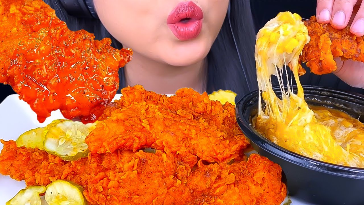 Asmr Nashville Hot Fried Chicken Compilation Mukbang Eating Sounds Asmr Phan Youtube