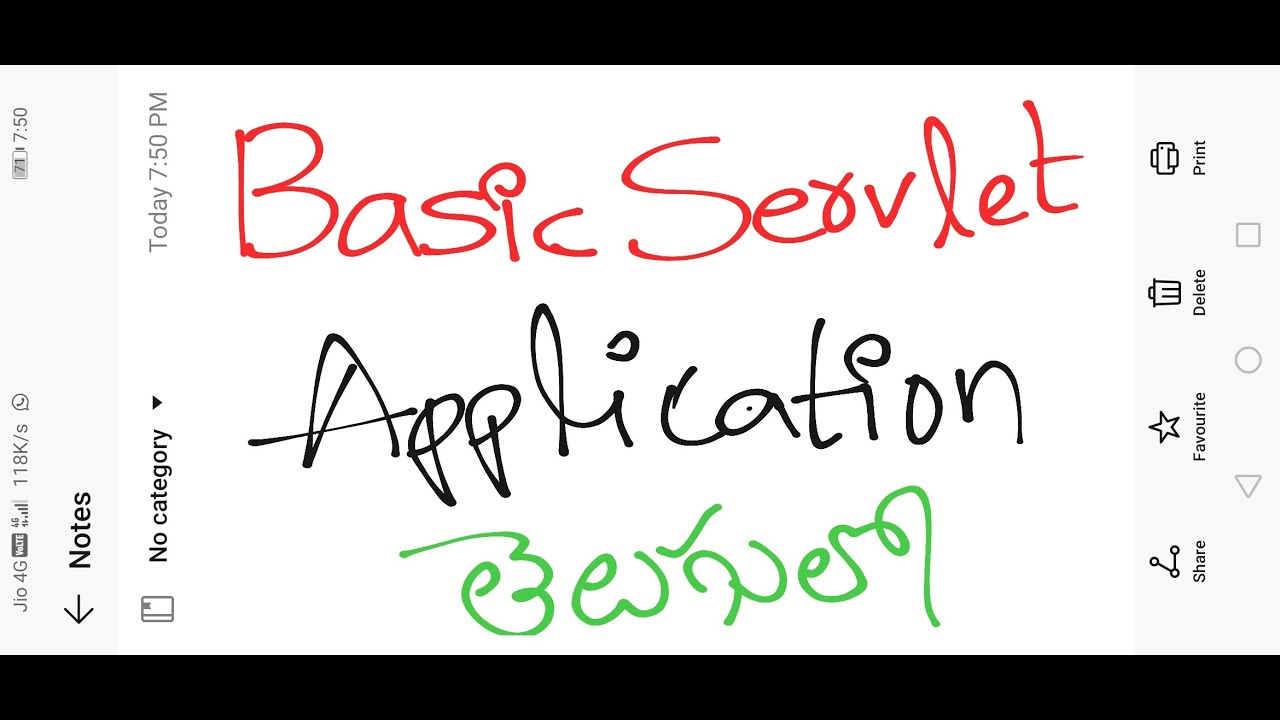Basic Servlet Application using Servlet Interface in Telugu by Kotha Abhishek - YouTube