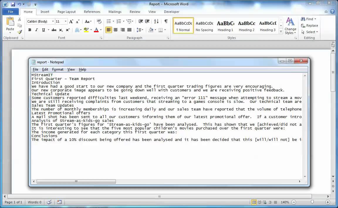 Heading Subheadings And Body Text - YouTube