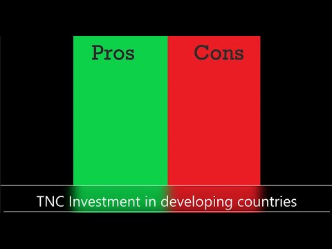 GCSE TNC Investment in Developing Countries - Pros & Cons - Geography ...