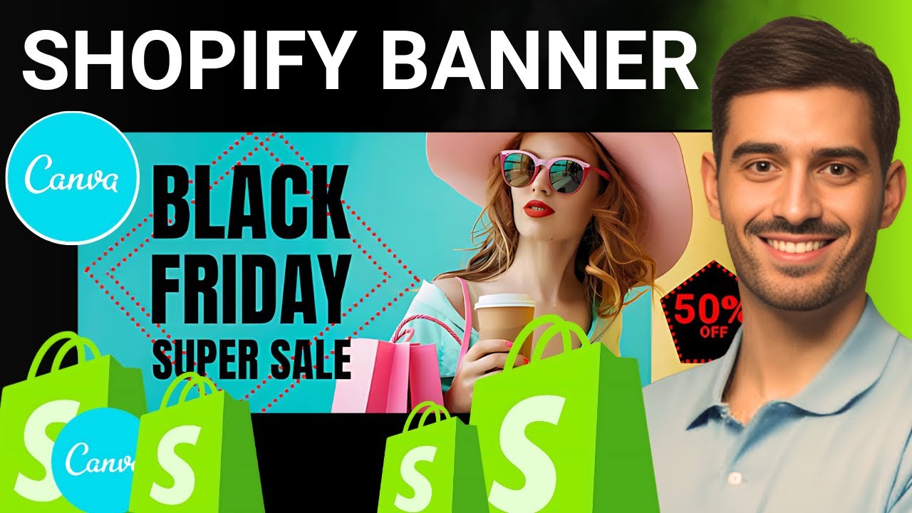 How to Design Shopify Banners Made In Canva - Full Guide 2024 - YouTube