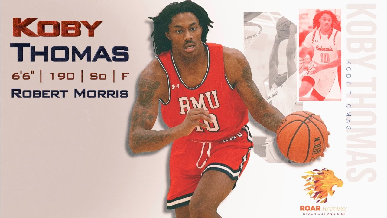 Koby Thomas | #10 | 6'6" | SO | F | Robert Morris | Highlights 2018-19 ...