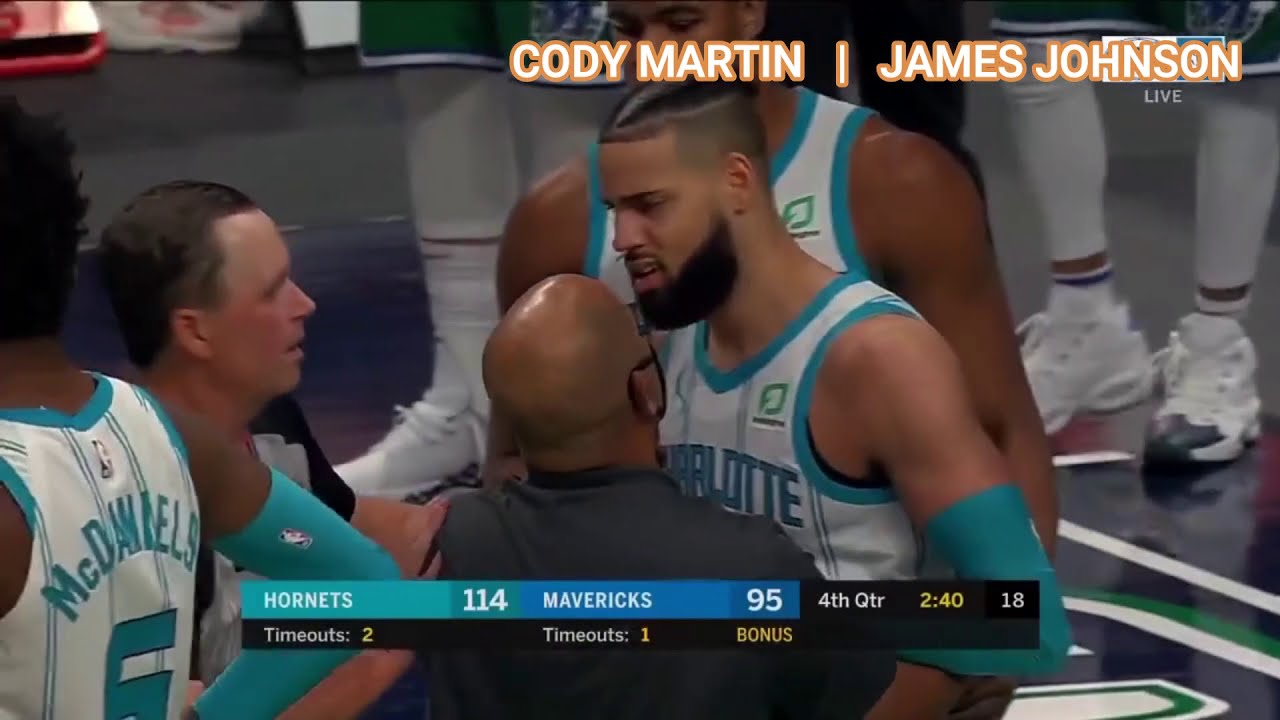 NBA | FIGHT | James Johnson vs Cody Martin | 12-30-2020 - YouTube