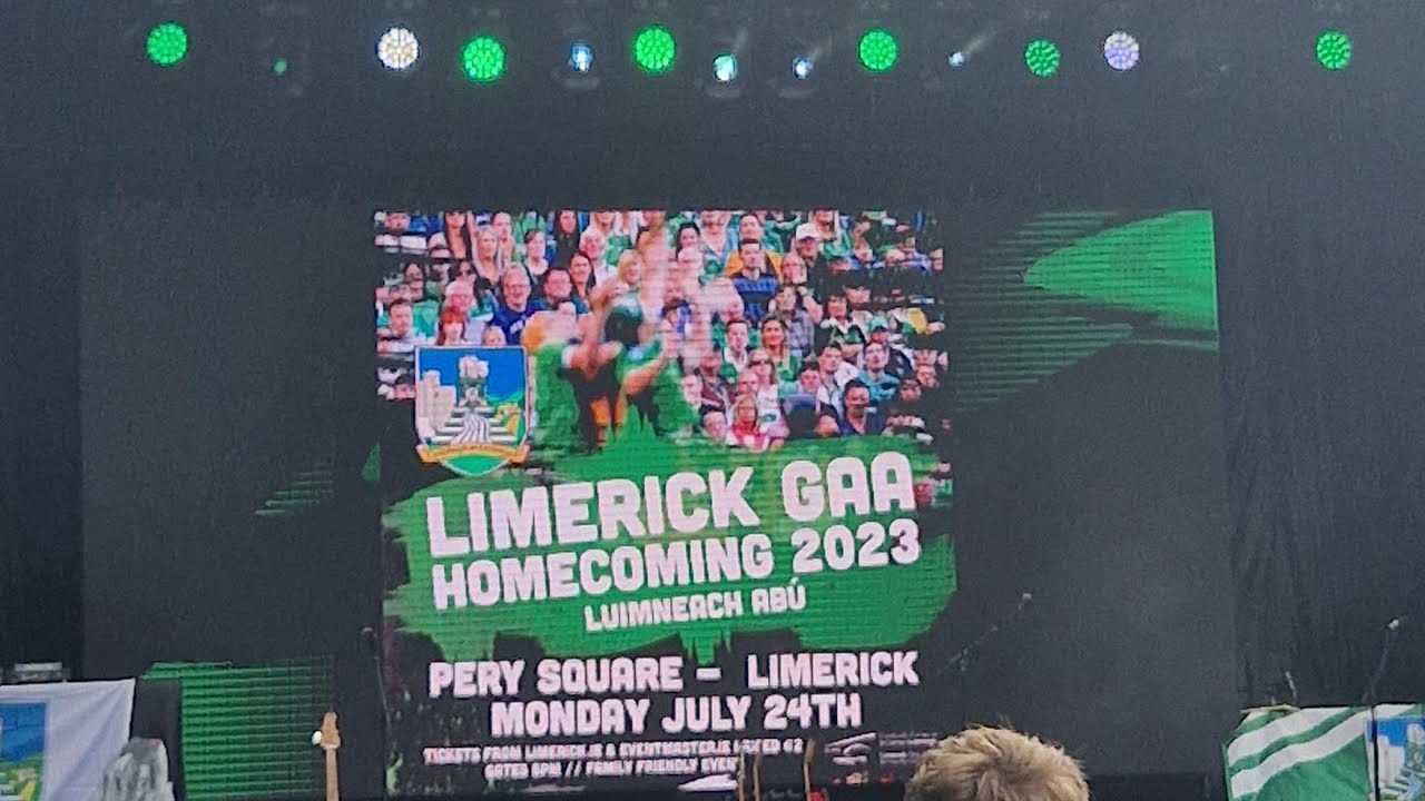 Limerick Homecoming 2023 4 in a row All Ireland Champions Hurling - YouTube