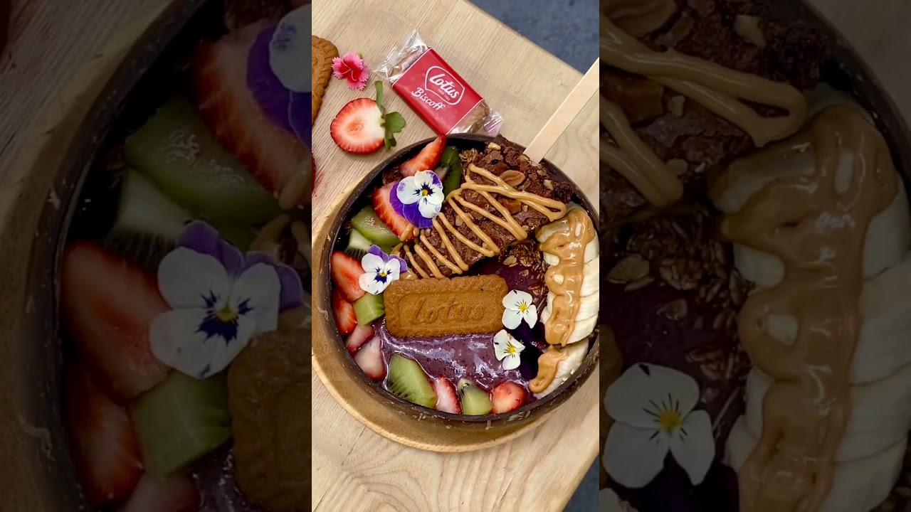 Lotus Biscoff Acai Bowl at Salt & Light Cafe, Sydney, Australia #shorts ...