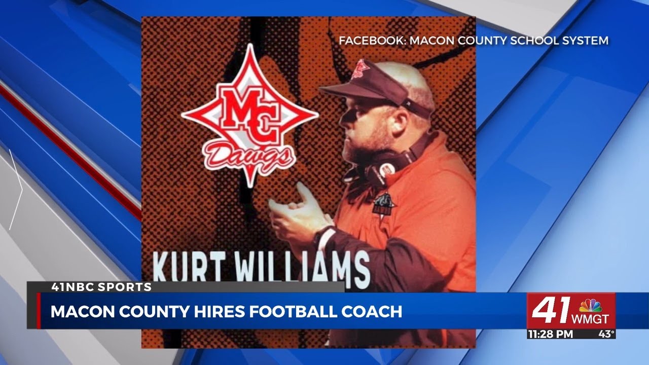 Macon County football team has a new Head Coach - YouTube