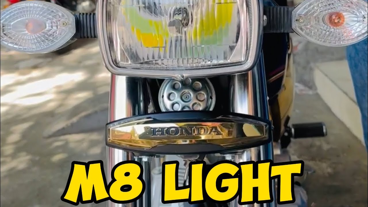 M8 light video by Star Honda care center - YouTube