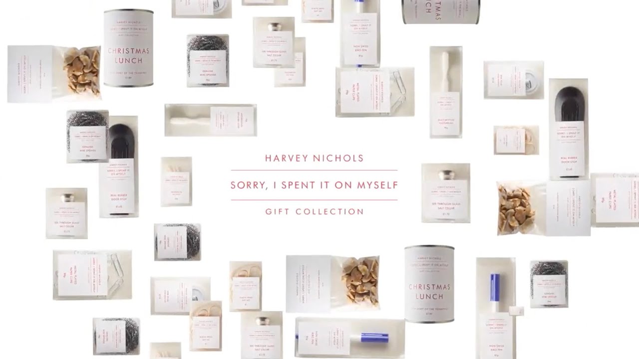 Harvey Nichols『Sorry, I Spent It On Myself』 - YouTube