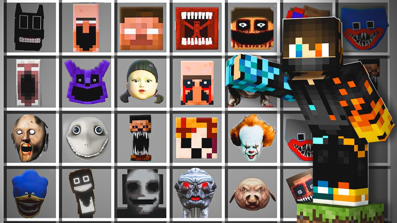 Surviving Minecraft All Scary Entities😨😱 - YouTube