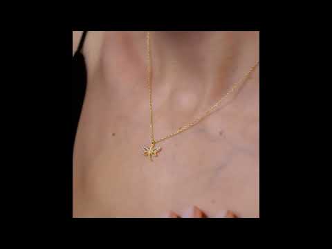 Yusufçuk Altın Kaplama Gümüş Kolye KLY33