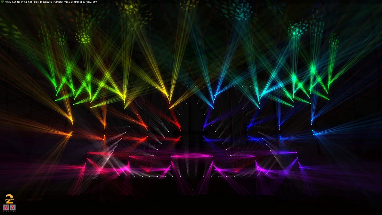 Cinema - Lightshow - MA3D - YouTube