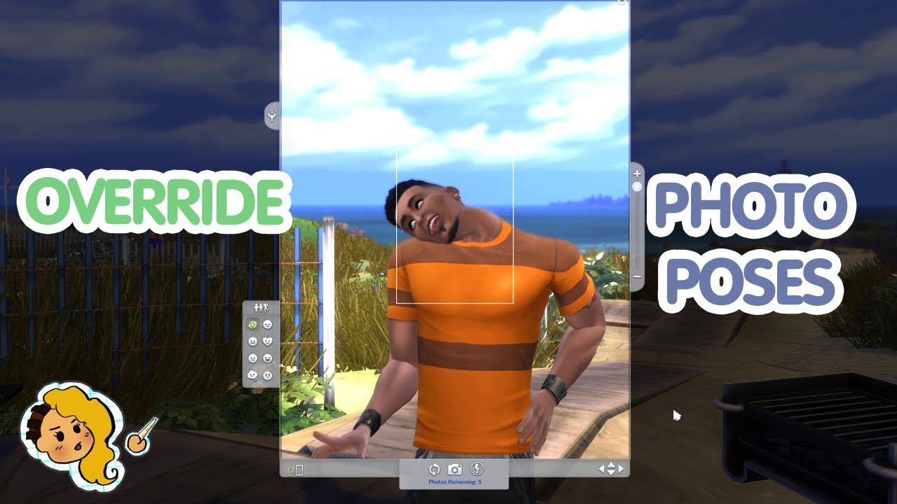 How to override Photo poses in The Sims 4 ! - YouTube