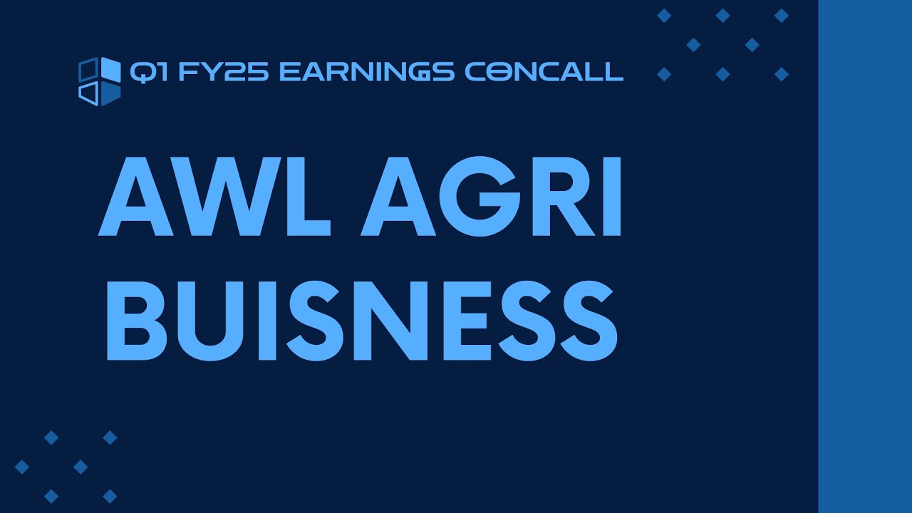 AWL Agri Business Q1 FY24-25 Earnings Conference Call - YouTube