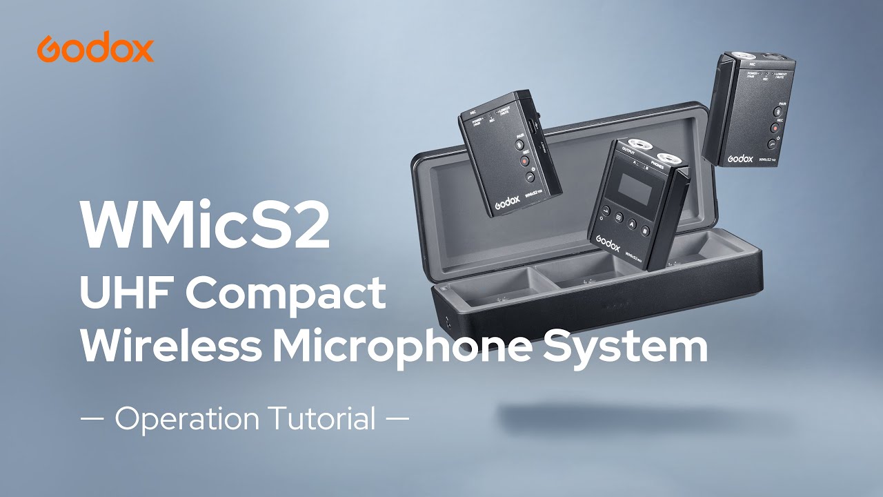 Godox WMicS2 | Meet UHF Compact Wireless Microphone System - YouTube