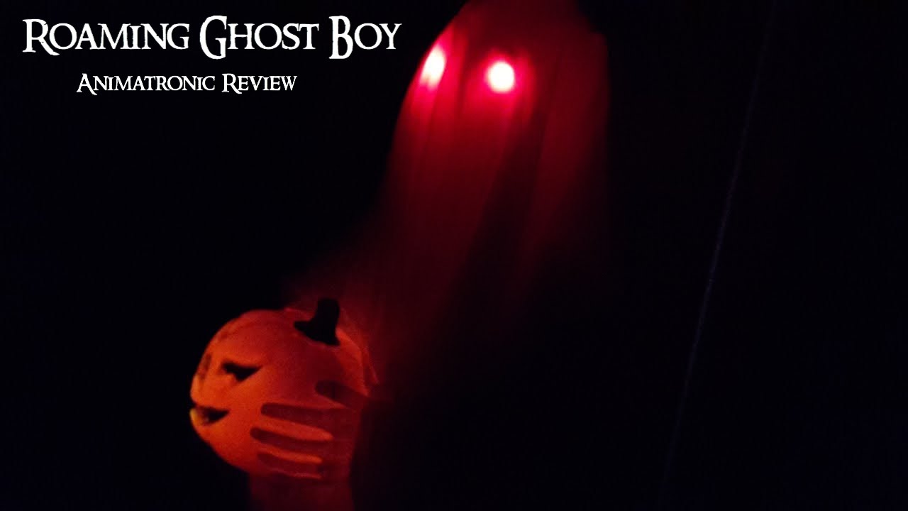 Roaming Ghost Boy Animatronic Review - Spirit Halloween 2016 - YouTube