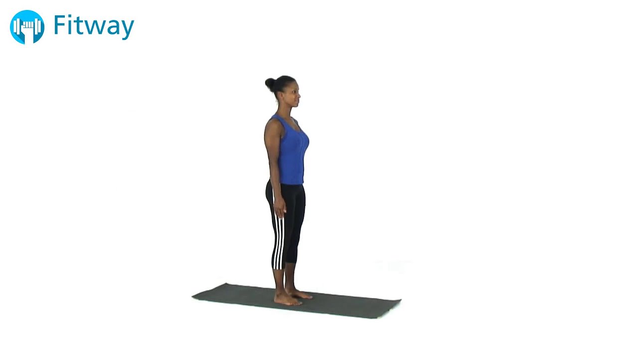 How To Do: Hamstrings - Standing Runner Pose | Stretch Workout Exercise ...