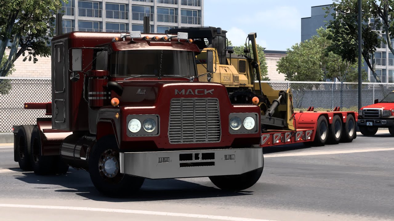 1277 / ATS 1.46 / Mack R Series / K-DOG_s-Map-America-v1.46c / короткий ...