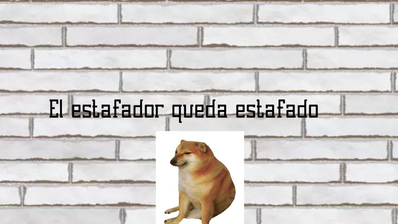 El estafador queda estafado (este video fue hecho hace 1 mes por eso la ...