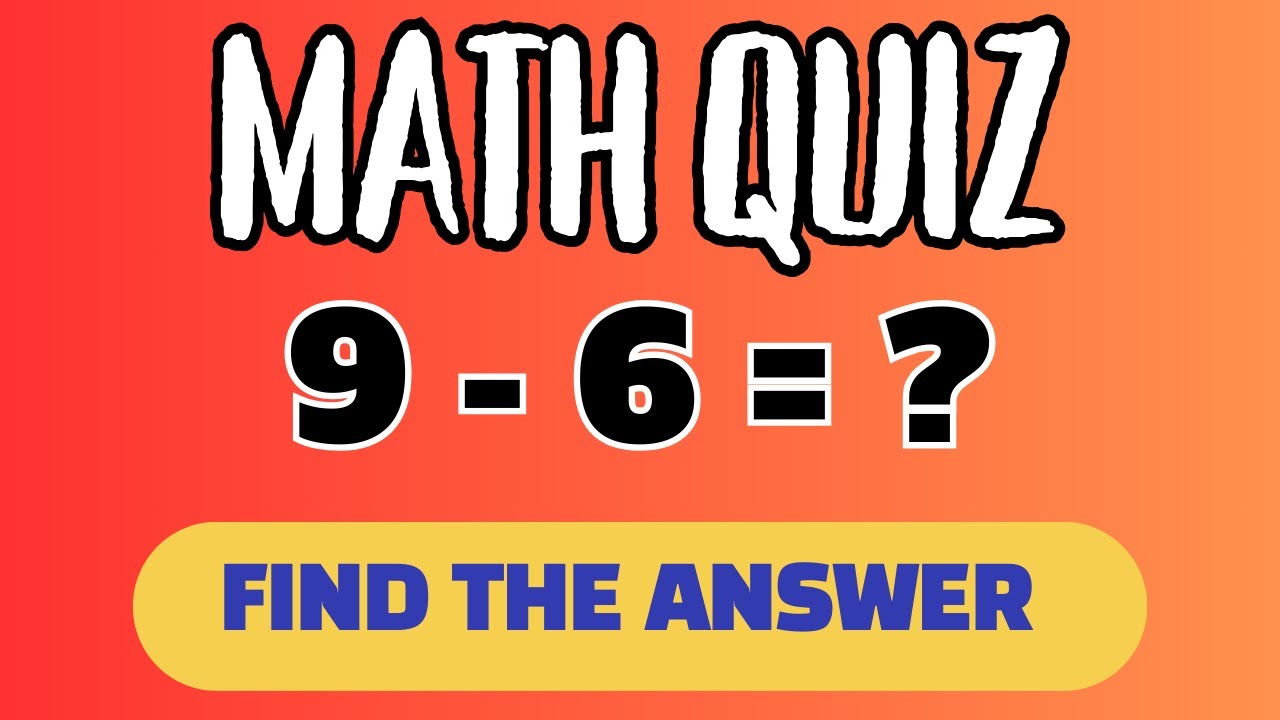 Quiz Time: Test Your Brain Power with this easy Math Quiz I Quiz Trivia ...