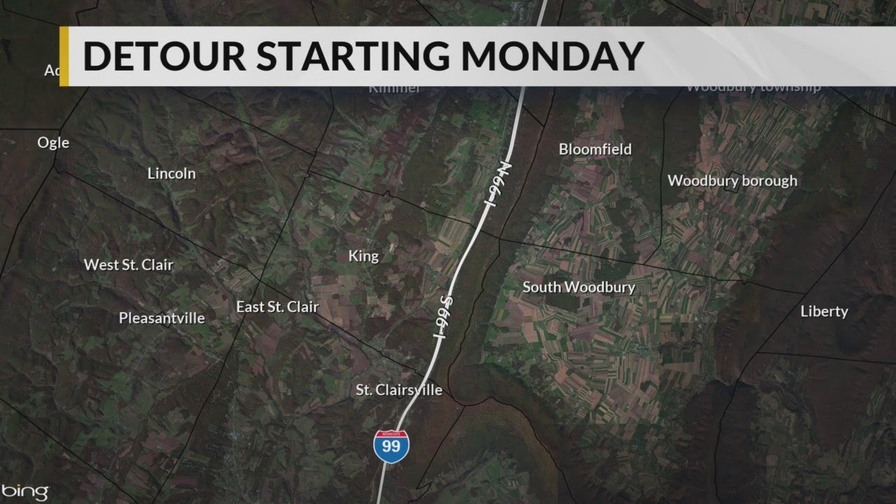 Detours starting Monday for Bedford Bridge project - YouTube