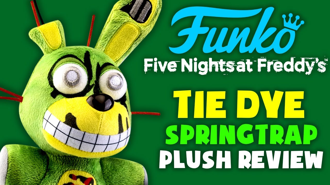 Funko FNAF Tie Dye Springtrap Plush Review - YouTube