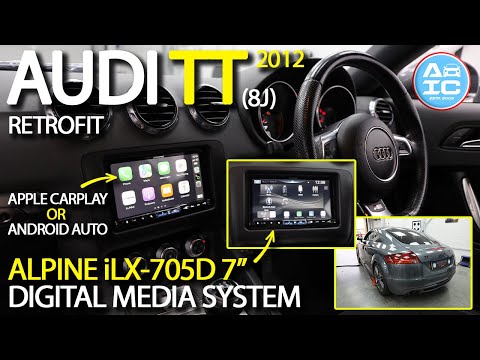 Audi TT (8J) Retrofit! Installing an Alpine iLX-705D 7\