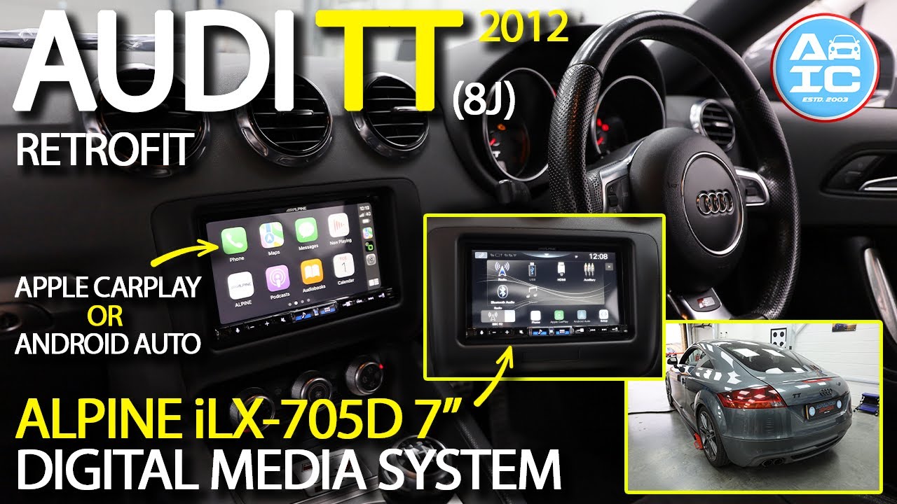 Audi TT (8J) Retrofit! Installing an Alpine iLX-705D 7" Digital Media ...