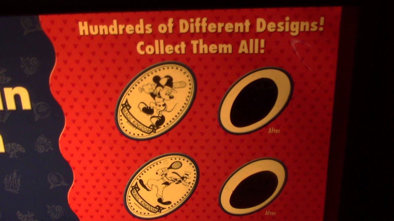 Location of Pressed Coin Machines - Main Street - Magic Kingdom - Walt ...