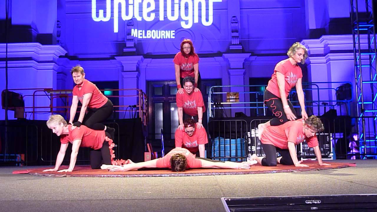 POW Circus Melbourne White Night 2016 - YouTube