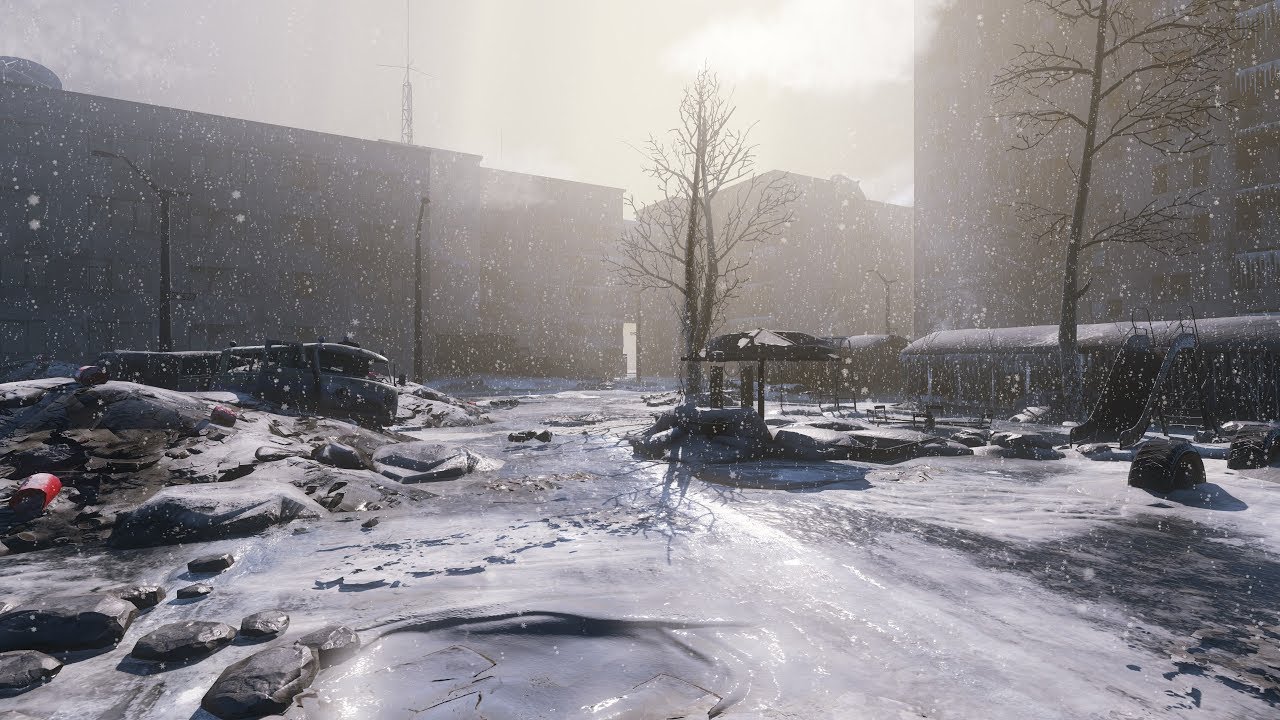 CRYENGINE - Frozen city (speed art) - YouTube