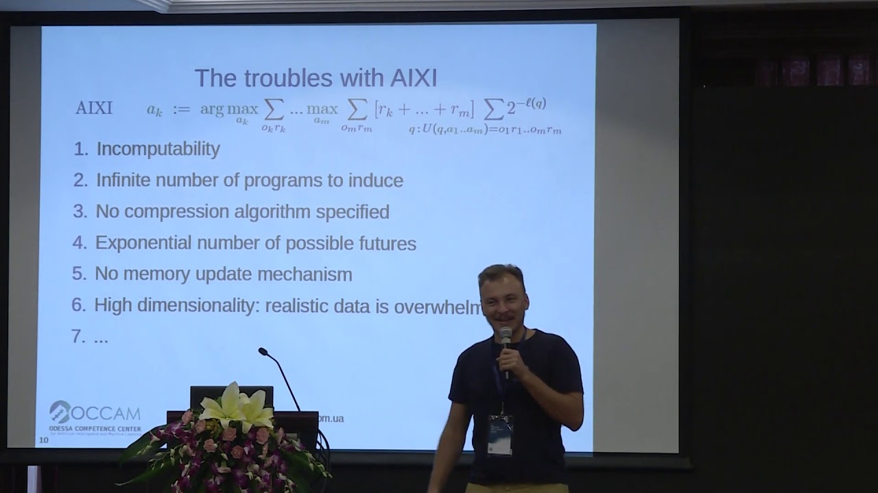 Toward an efficient AIXI approximation given the properties of our ...