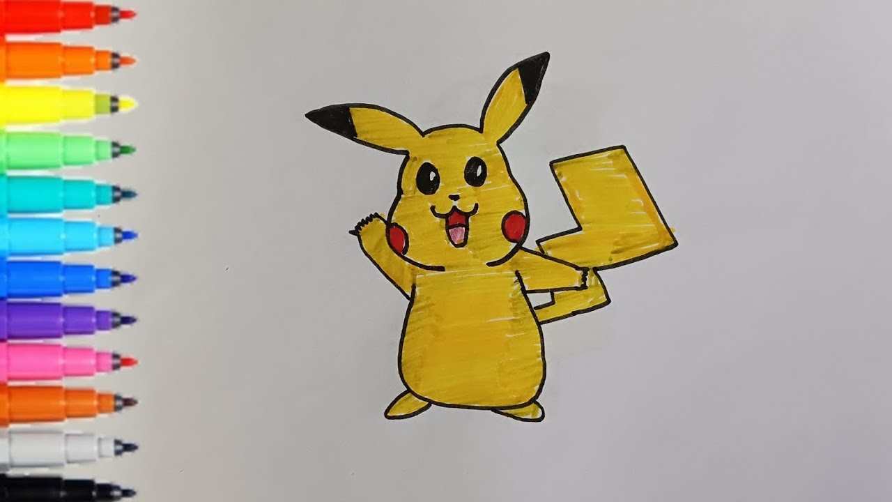 pokemon easy drawing / how to draw a easy pokemon step by step for ...