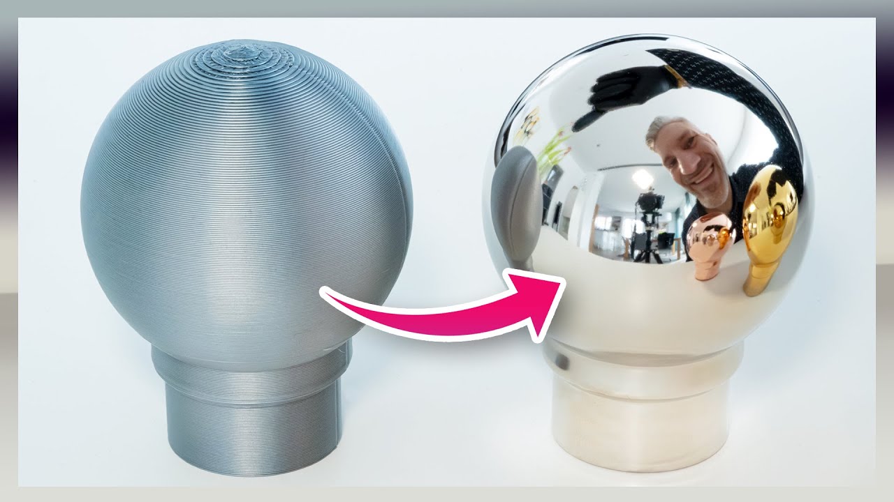 How to Mirror Electroplating FDM 3D Prints | FULL TUTORIAL - YouTube
