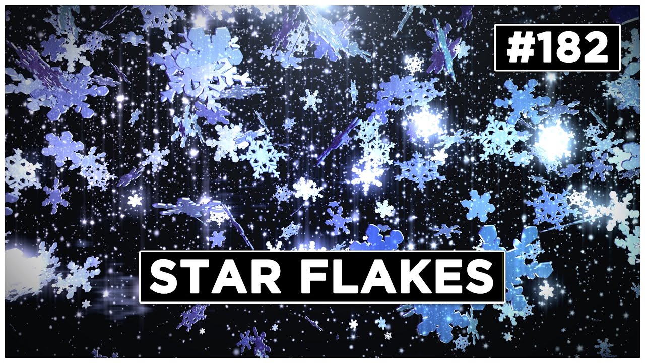 FREE VJ LOOP STAR FLAKES 1080p - YouTube