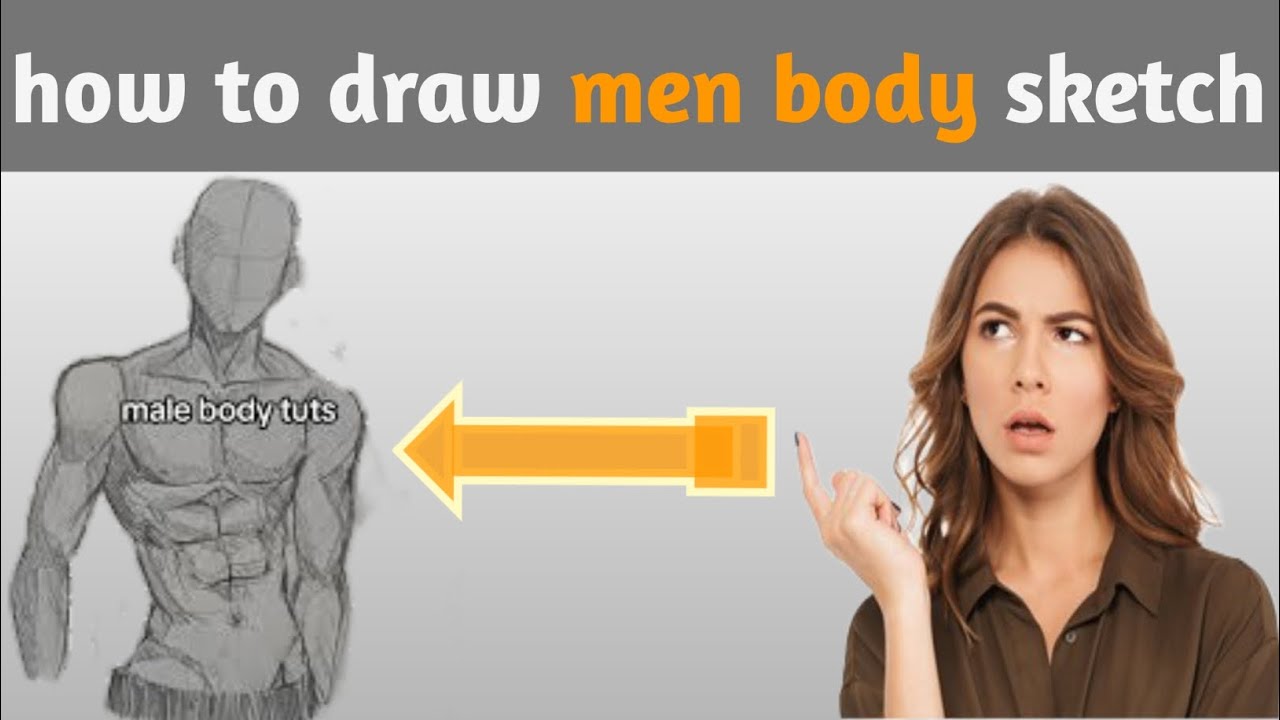 Men body sketch tutorial|men body drawing|men body sketch - YouTube