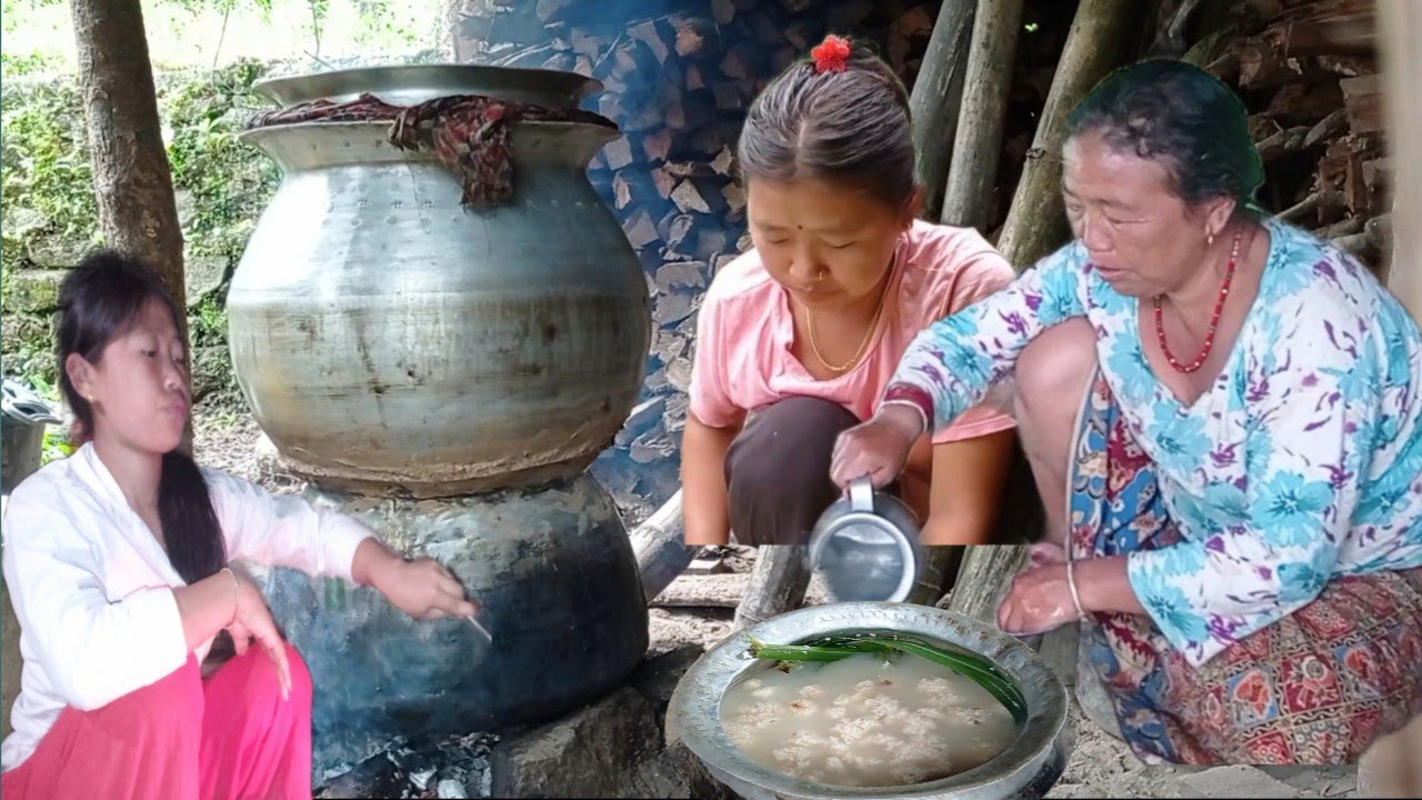 Nepali Local Raksi || Alcohol Making || How to Make Local Wine ...