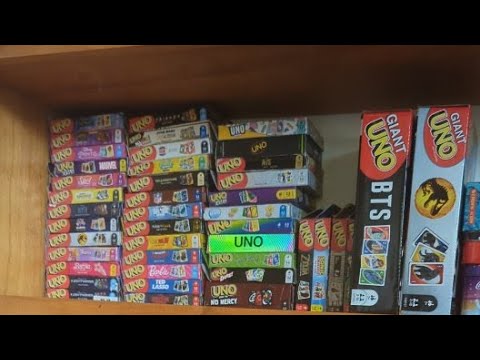 My Uno Cards Collection As Of May 2024 - YouTube
