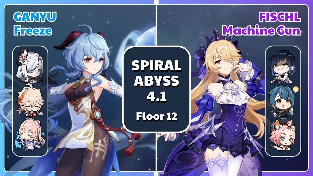 [NEW] C0 GANYU Freeze & C6 FISCHL Machine Gun | Spiral Abyss 4.1 ...