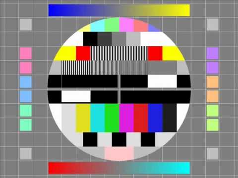 Monoscopio Testbild Test Card test Virtualdub W7 flv input ;) - YouTube
