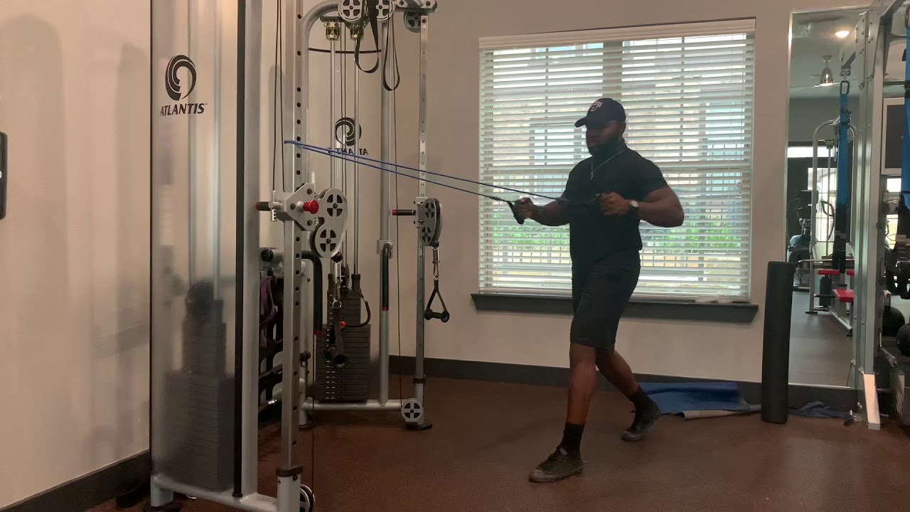 Resistance Band Rows - YouTube