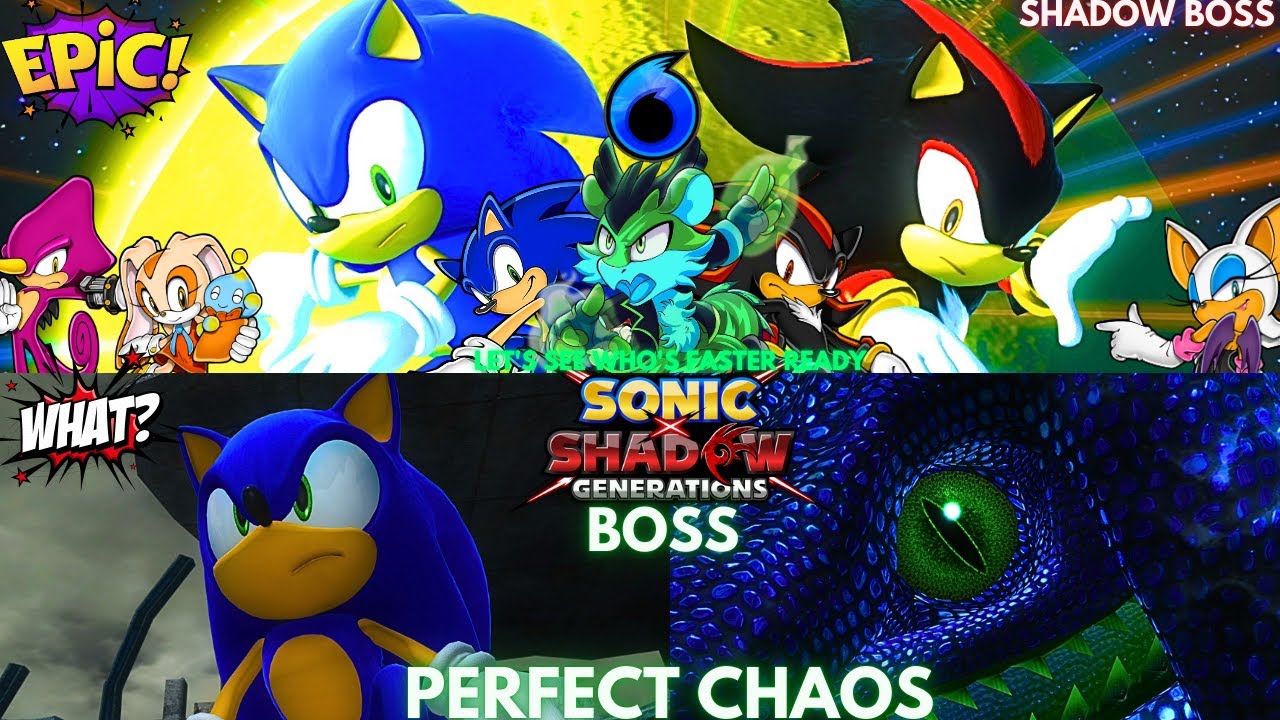 SONIC SHADOW! LET'S SEE WHO'S FASTER! READY SONIC GENERATIONS REMASTER ...
