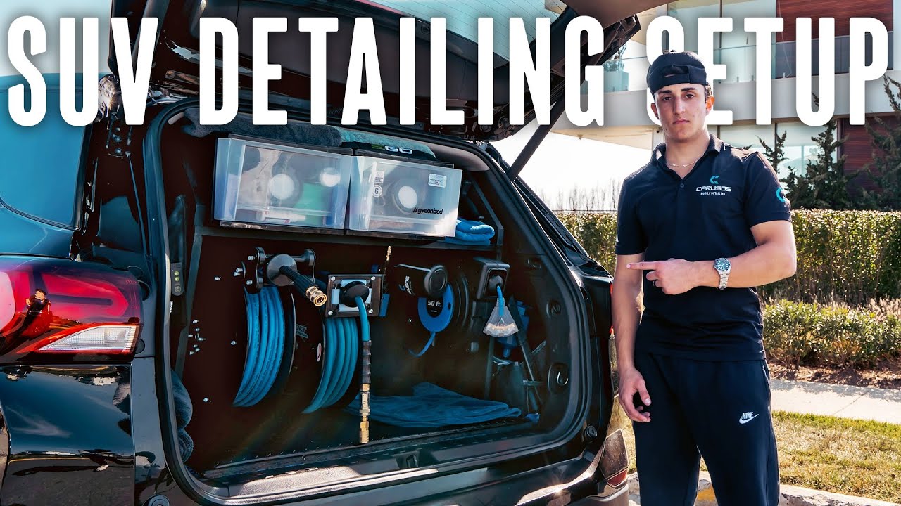 I Built a SUV Mobile Car Detailing Setup for $1500 (Full Tour) - YouTube